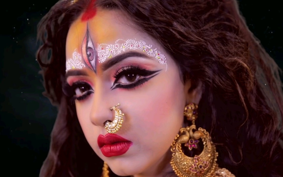 beauty of maa Durga _makeup creation, start makeup diploma course 18 ...