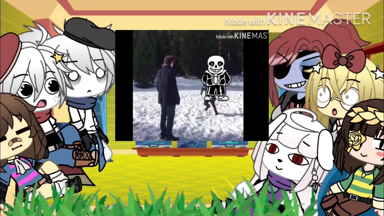 Undertale react vines + 1 meme||Gacha Life||_哔哩哔哩_bilibili