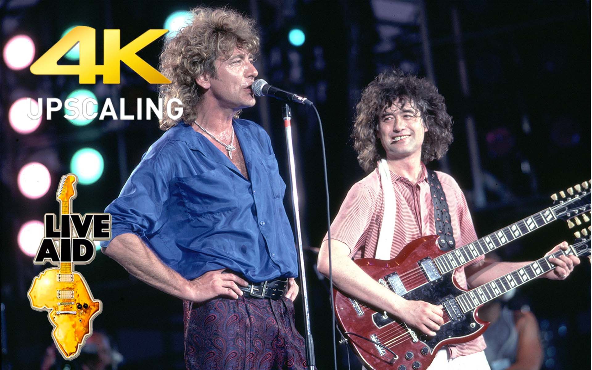 【AI-插值伪4K】页老师经典咏流传/齐柏林飞艇Led Zeppelin - Live Aid 1985_哔哩哔哩_bilibili