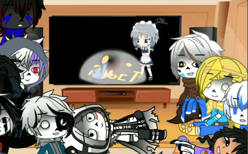 Sans AUs react to Frisk（Chara）Vs Sakuya lzayoi_哔哩哔哩_bilibili