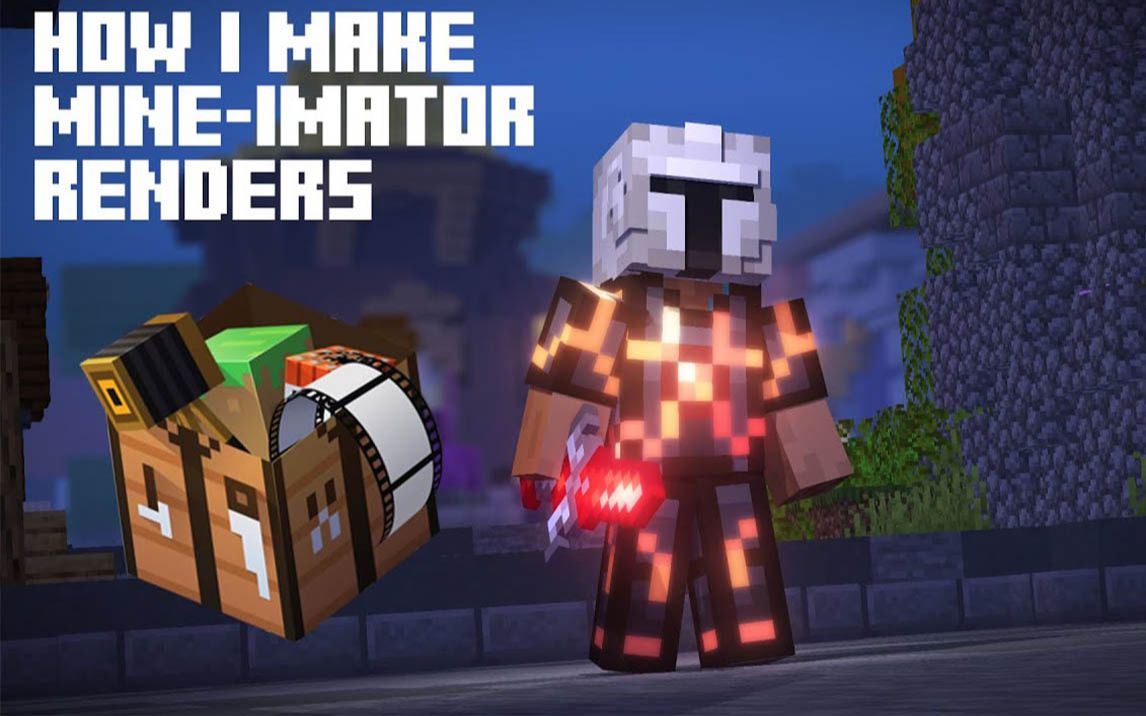 【模型下载TheSteve wolf Rig 】 Mine imator 2.0