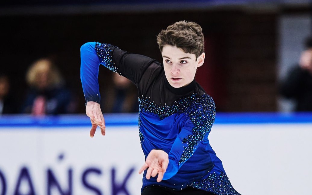 【22-23JGP④】Lucas BROUSSARD｜冠军 (140.27) 青年组大奖赛波兰站①男单自由滑 花样滑冰_哔哩哔哩_bilibili