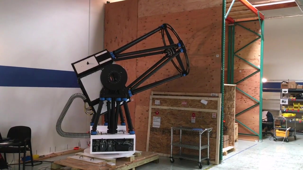 [天文]PlaneWave CDK1000 天文望远镜 旋转_哔哩哔哩_bilibili