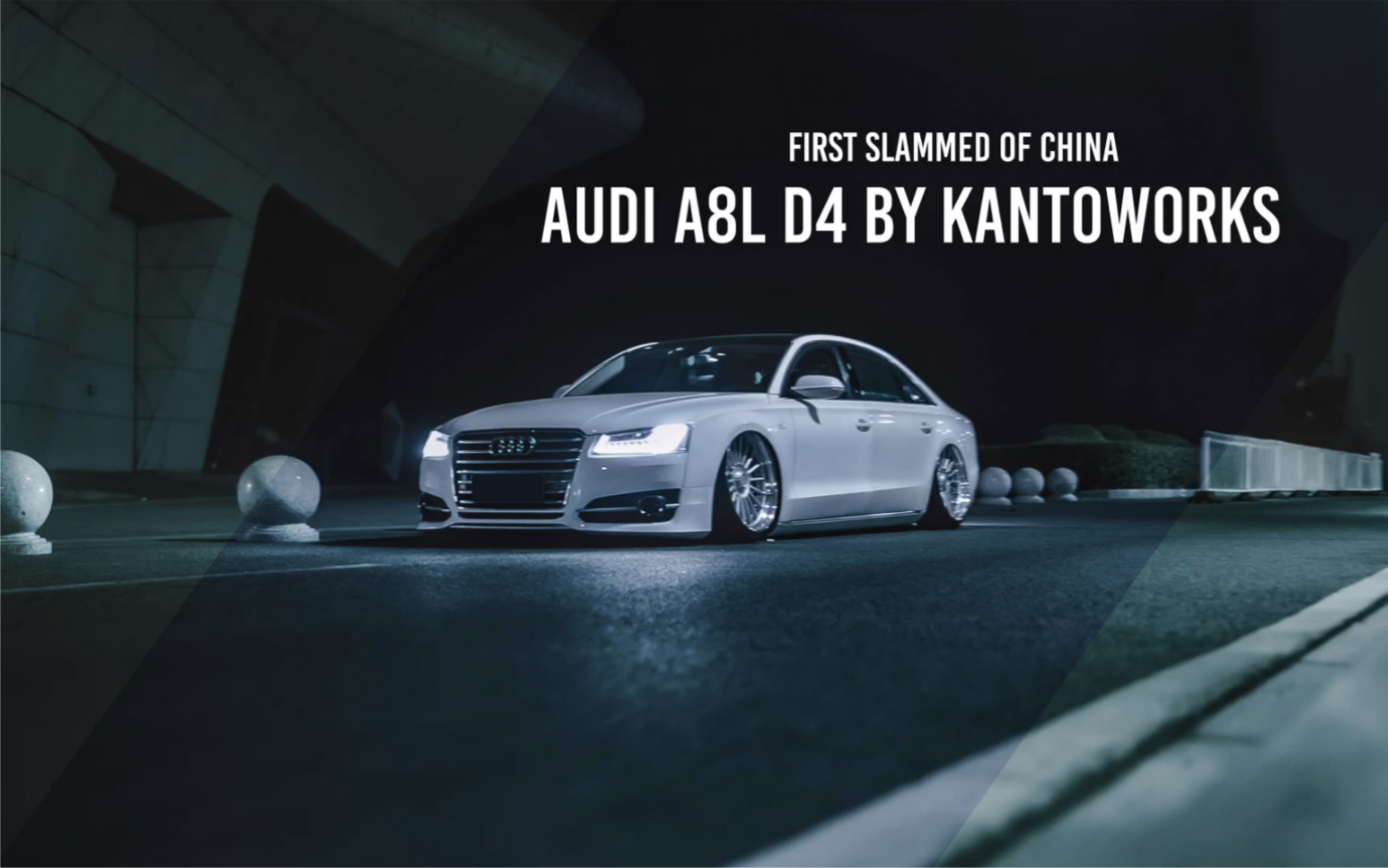 4K [TTProductions] AUDI A8L D4 SLAMMED BY KANTOWORKS_哔哩哔哩_bilibili