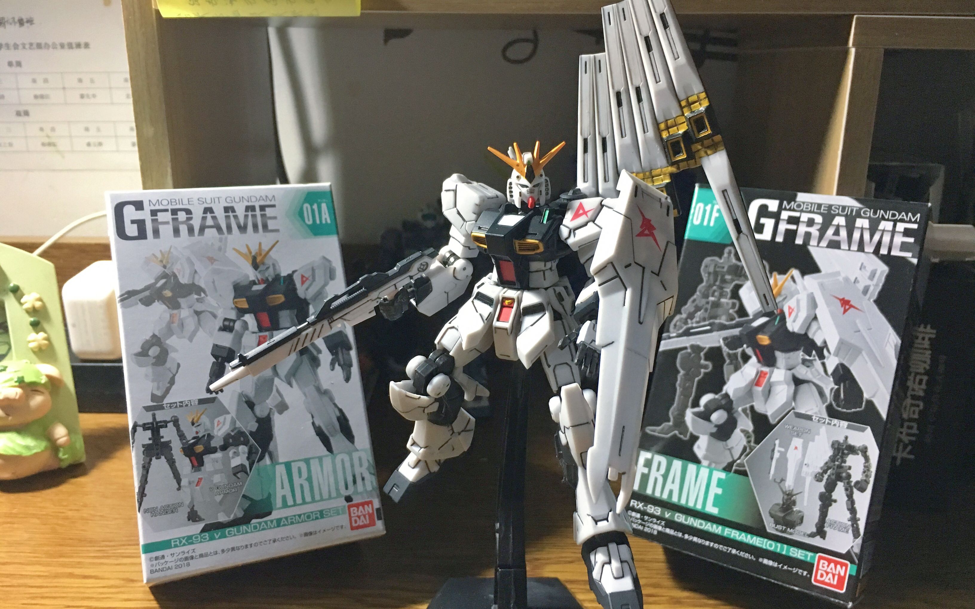 ν高达可不是徒有其表的——万代食玩G-FRAME 牛高达_哔哩哔哩_bilibili