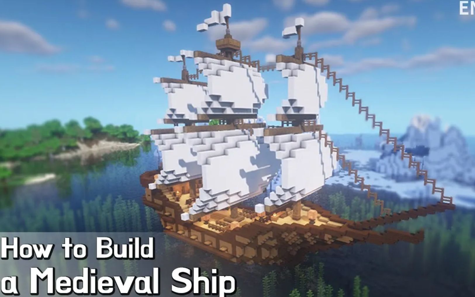 【Minecraft】建造大帆船_哔哩哔哩_bilibili