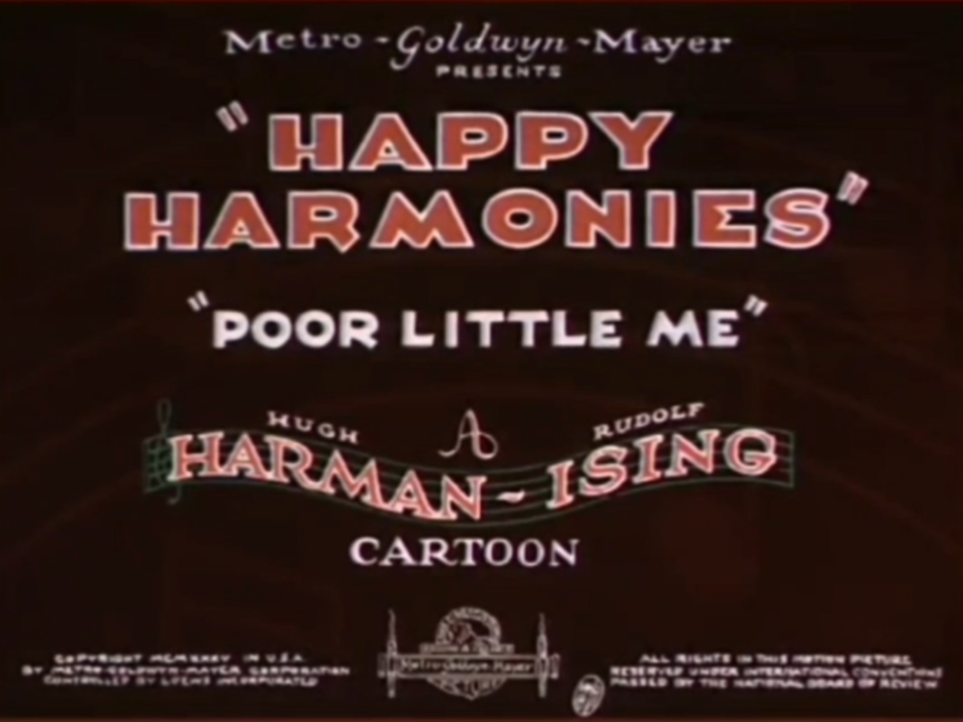 【米高梅动画】Poor Little Me 可怜的我（1935）-太田胜-太田胜-哔哩哔哩视频