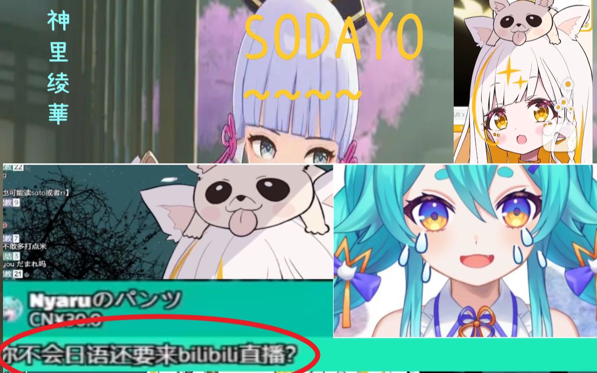 【可妮KONI】偷偷妮真的是！日本丈育萝莉评价神里绫華＆Sodayo_哔哩哔哩_bilibili