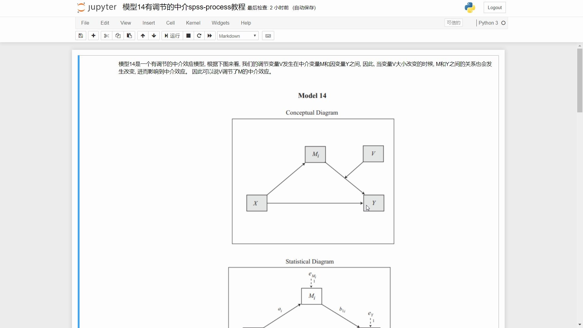 SPSS-process(Model-14)有调节的中介理论和实践第1部分_哔哩哔哩_bilibili