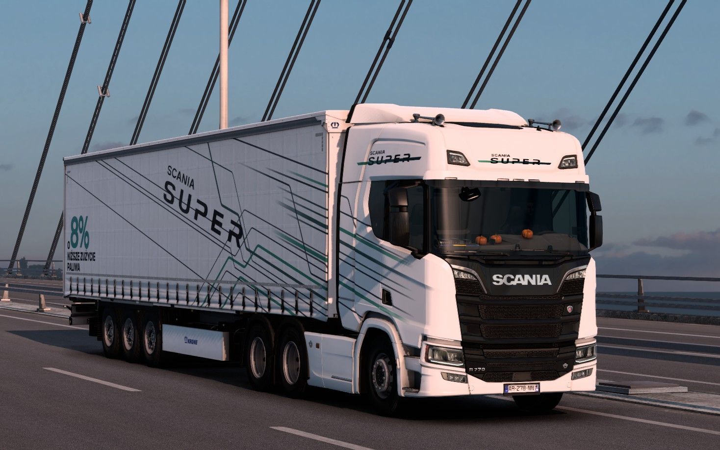 【欧洲卡车模拟2】SCANIA R770 SUPER 长途运输/高清画质 - 视频下载 Video Downloader