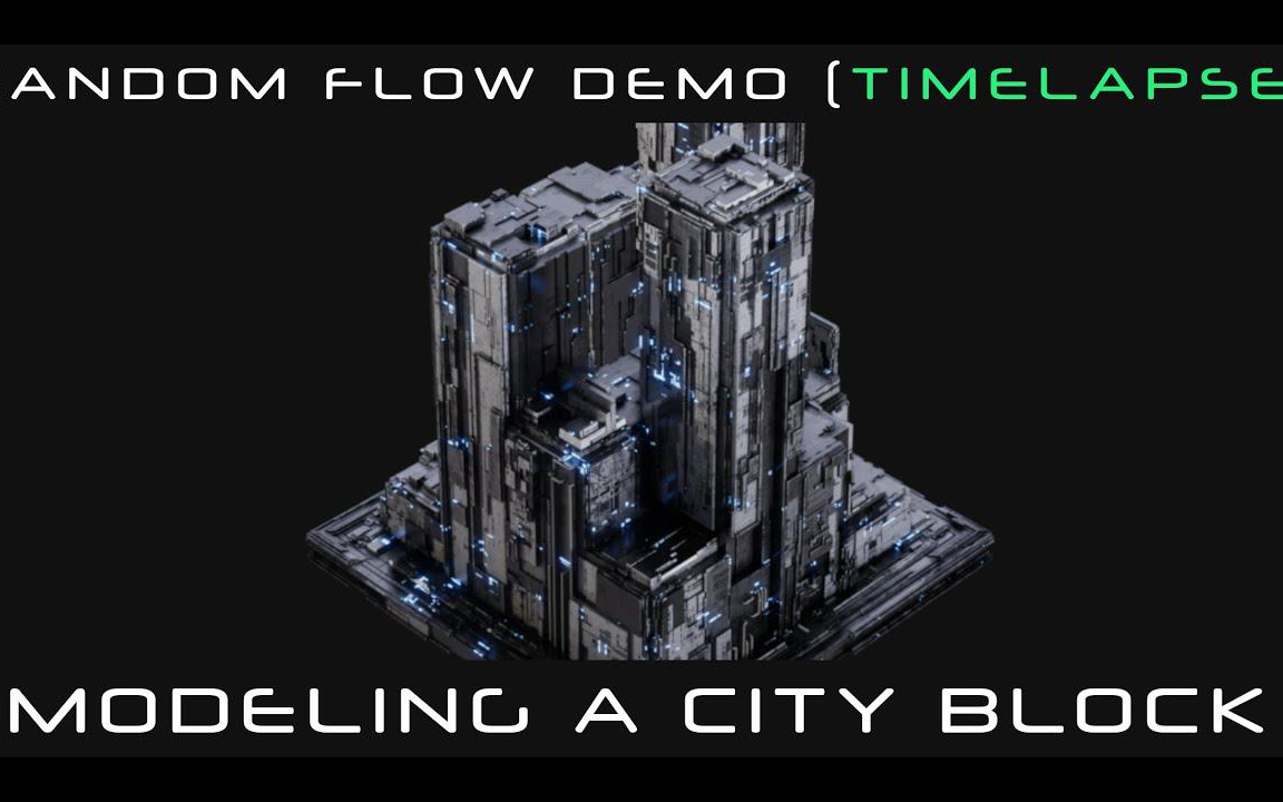 Blender插件 Random Flow 教程全集【持续更新】_哔哩哔哩_bilibili