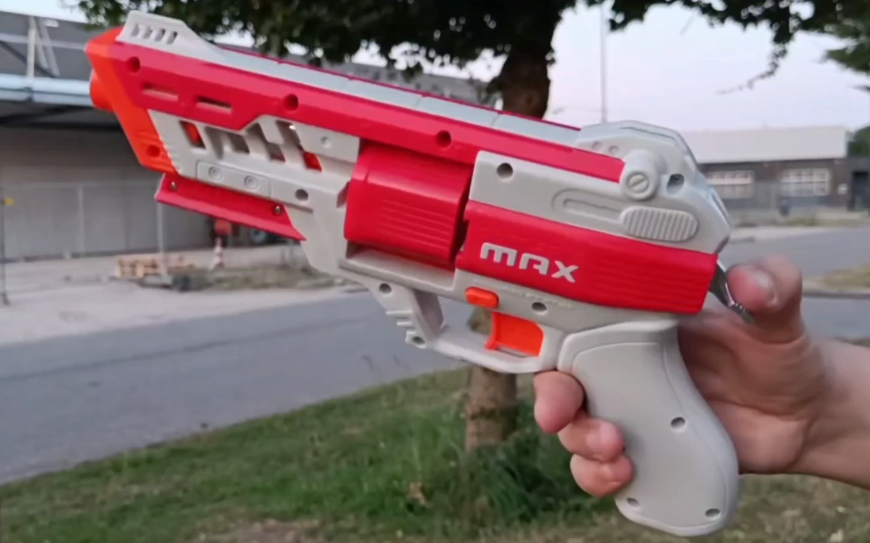 最强NERF类左轮？Drac 评测dart zone max outlaw - NERF类海绵软蛋玩具发射器