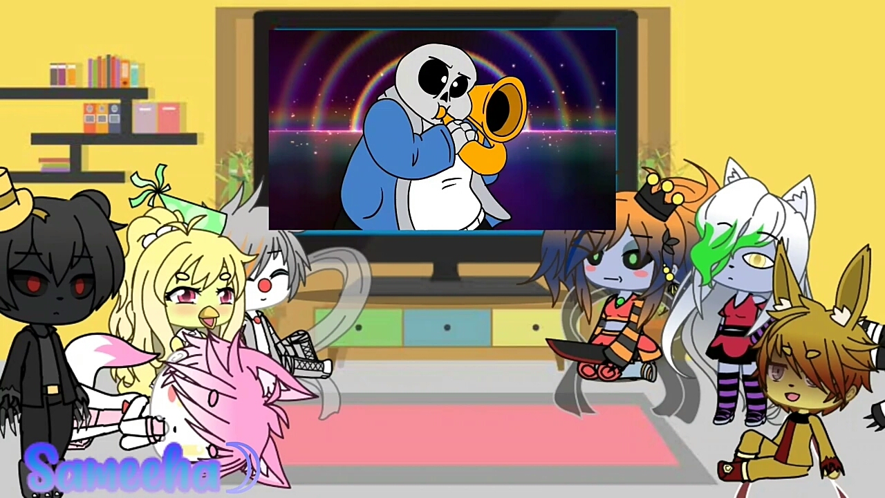 FNaF react to Undertale memes_哔哩哔哩_bilibili