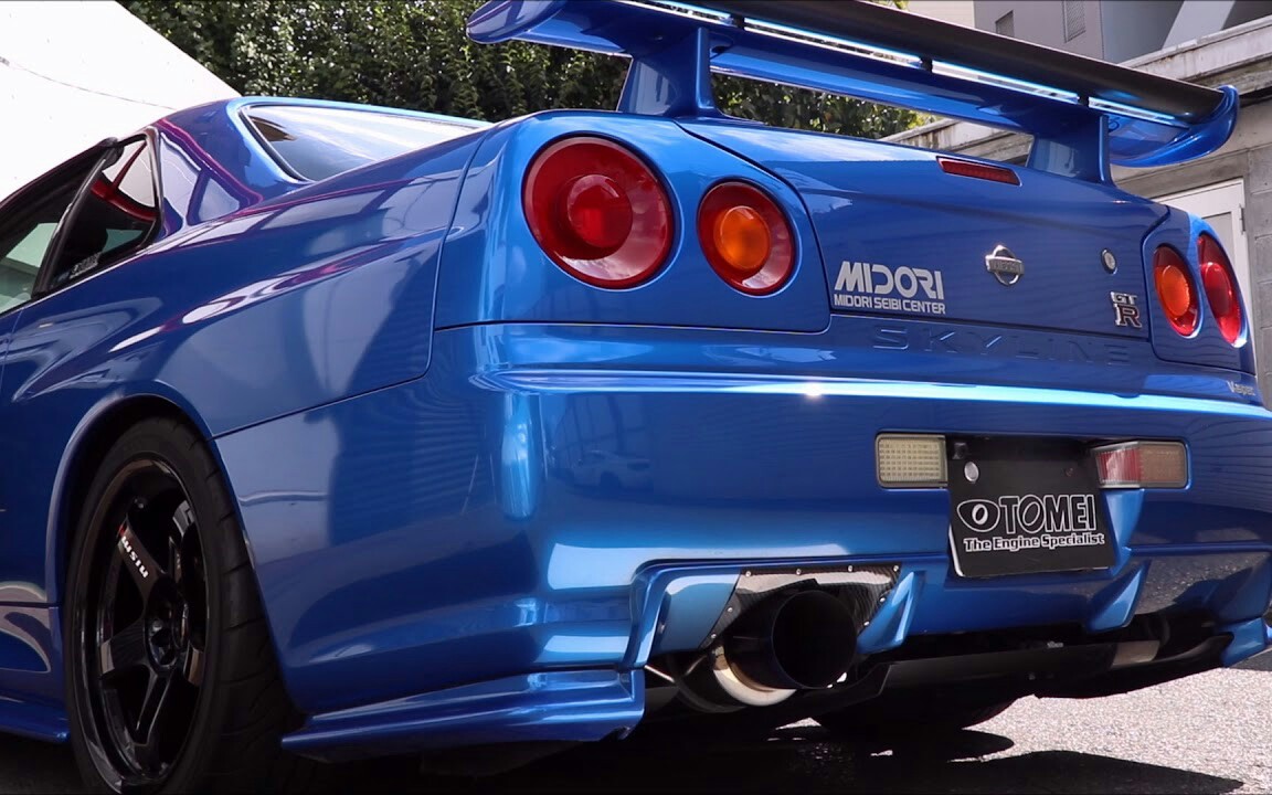 GT-R R34声浪展示_哔哩哔哩_bilibili