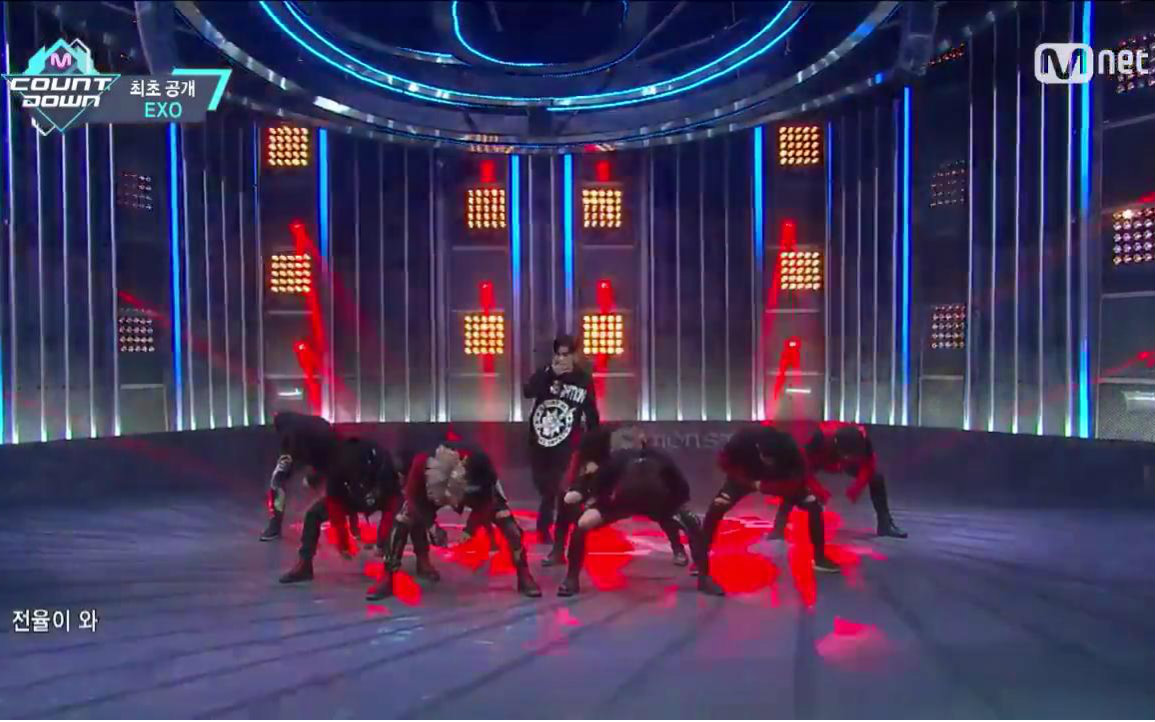 EXO - Monster - Mnet M!Countdown 现场版 16_06_09_哔哩哔哩_bilibili