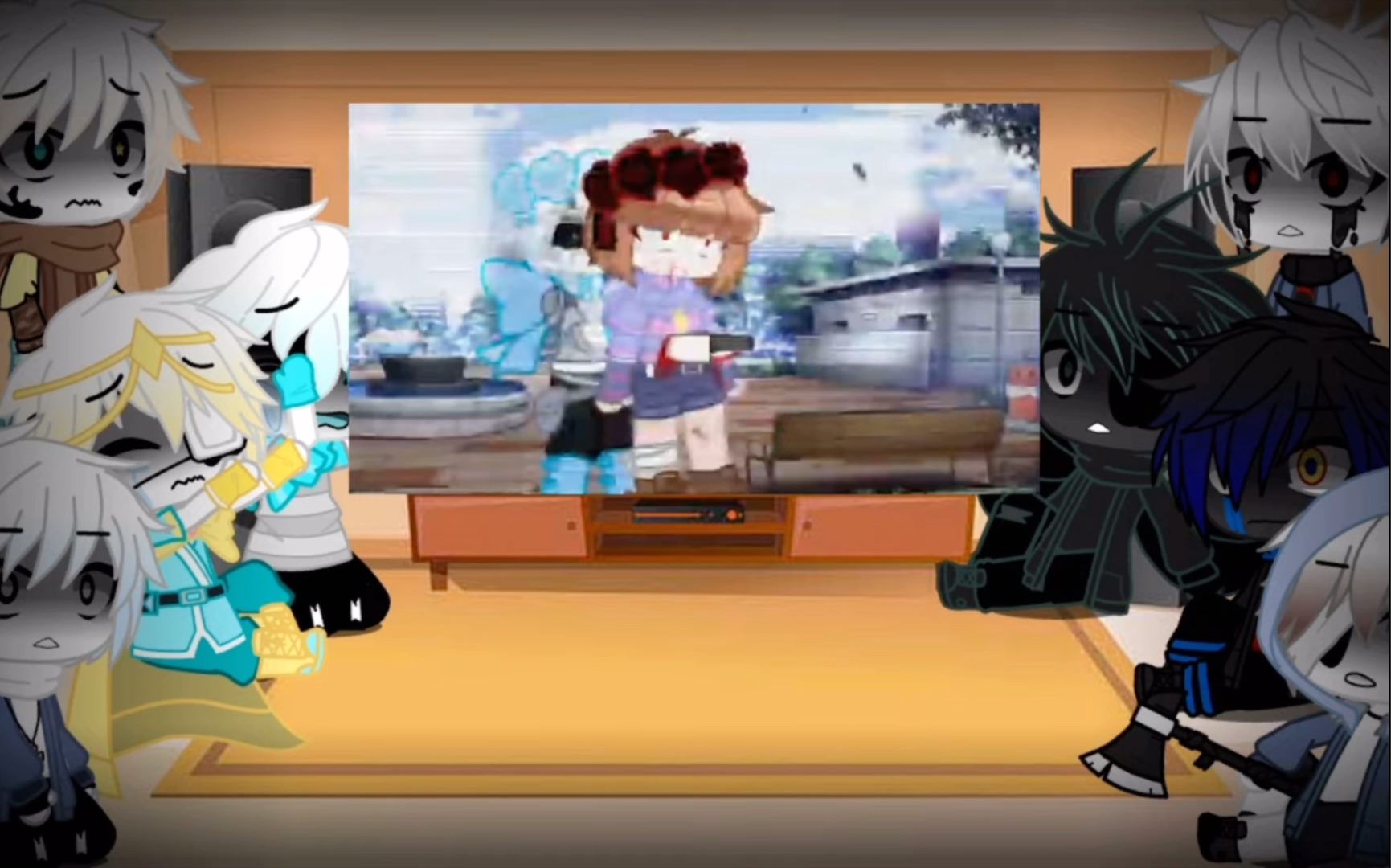 Sans Au react to Frisk memes（ Frans ）_哔哩哔哩_bilibili