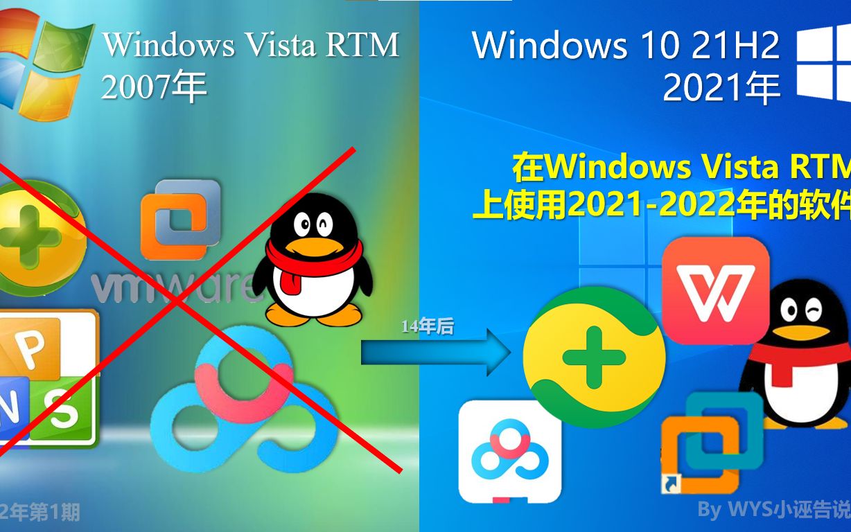 [2022年第1期]Windows Vista RTM（Build：6000）还能运行2021-2022年的软件么？_哔哩哔哩_bilibili