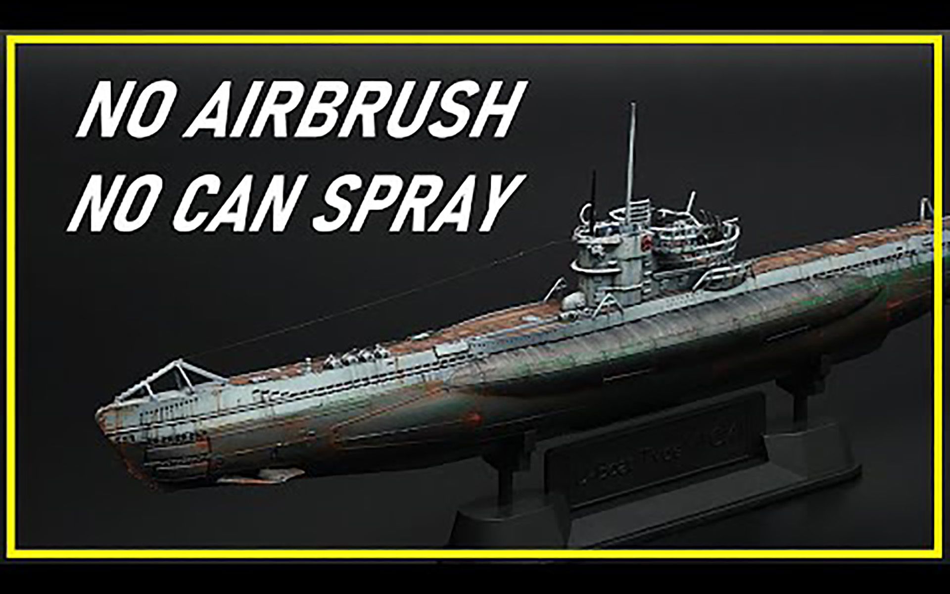 【笔涂】AFV 1/350 二战德军 U型潜艇 VII C/41型 by Ebroin's Miniatures_哔哩哔哩_bilibili