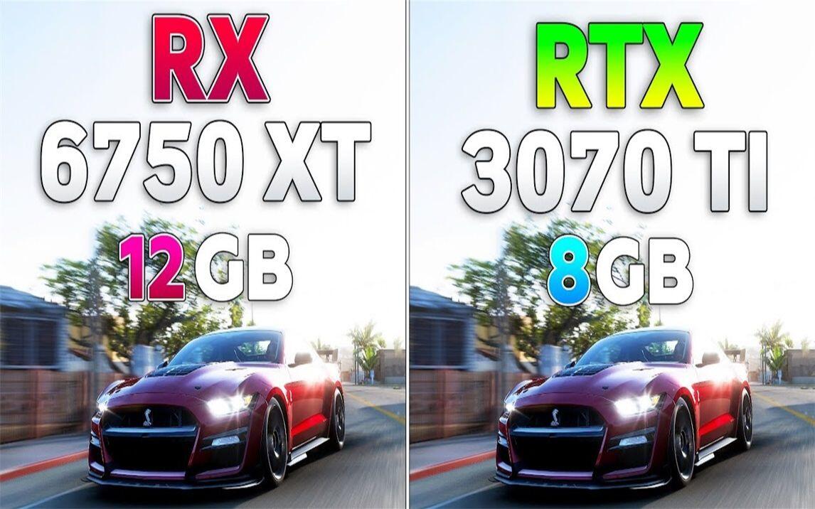 RX 6750XT 12G vs RTX 3070Ti 8G 显卡对比（144 - 哔哩哔哩