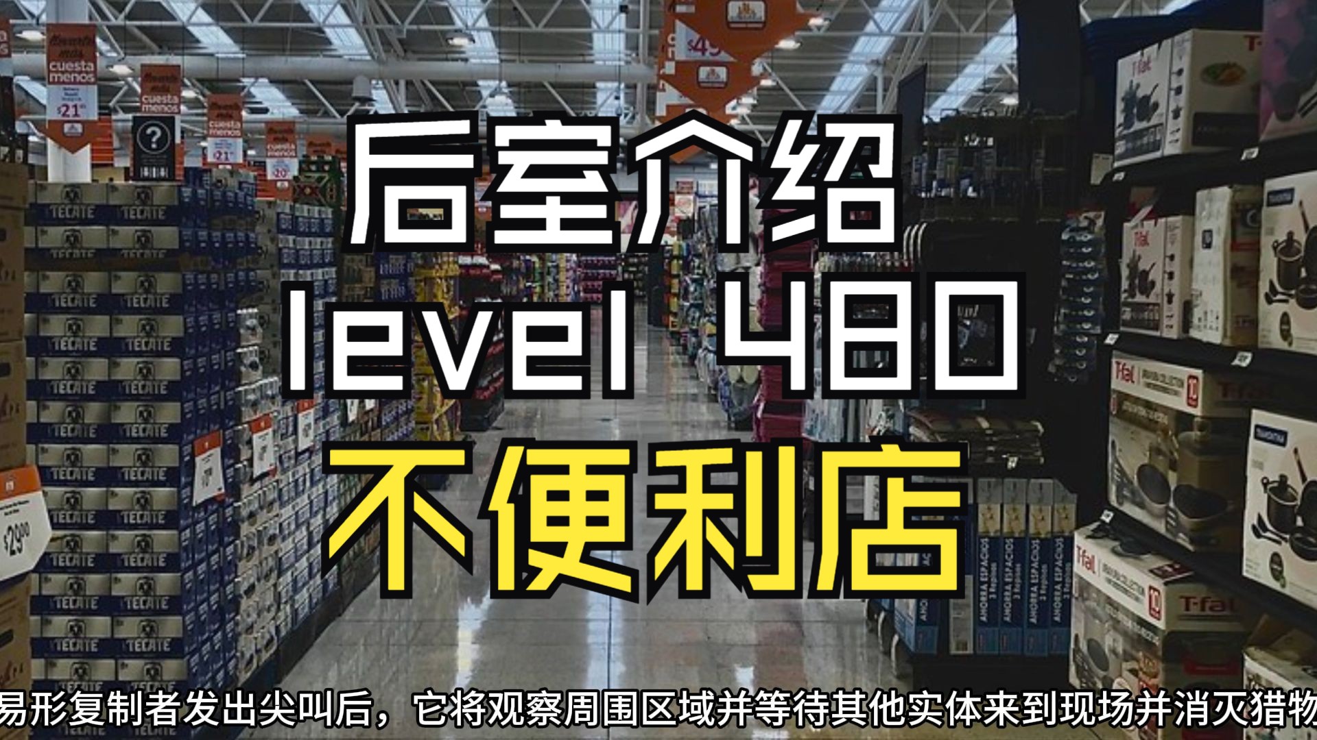 【Backrooms 后室】level 480 不便利店【介绍】-月半墙_-月半墙_-哔哩哔哩视频