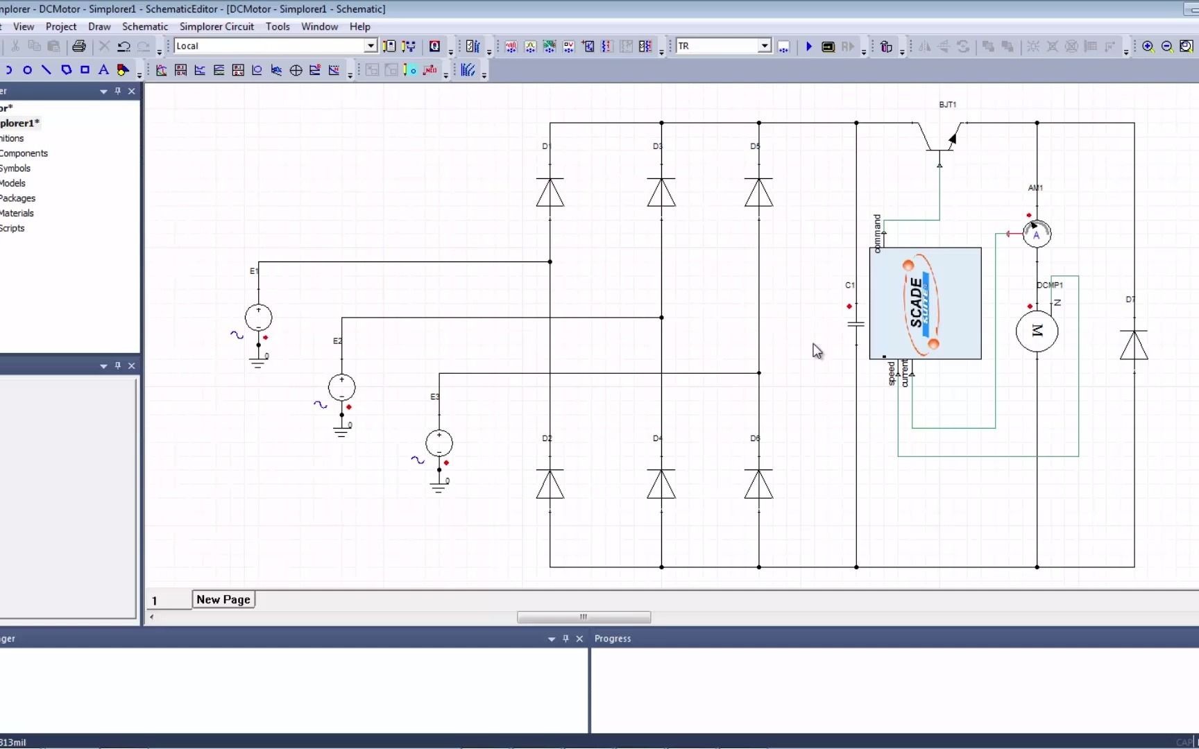 Ansys SCADE Suite和Ansys Simplorer中的直流电机控制模型设计 | 第2部分_哔哩哔哩_bilibili