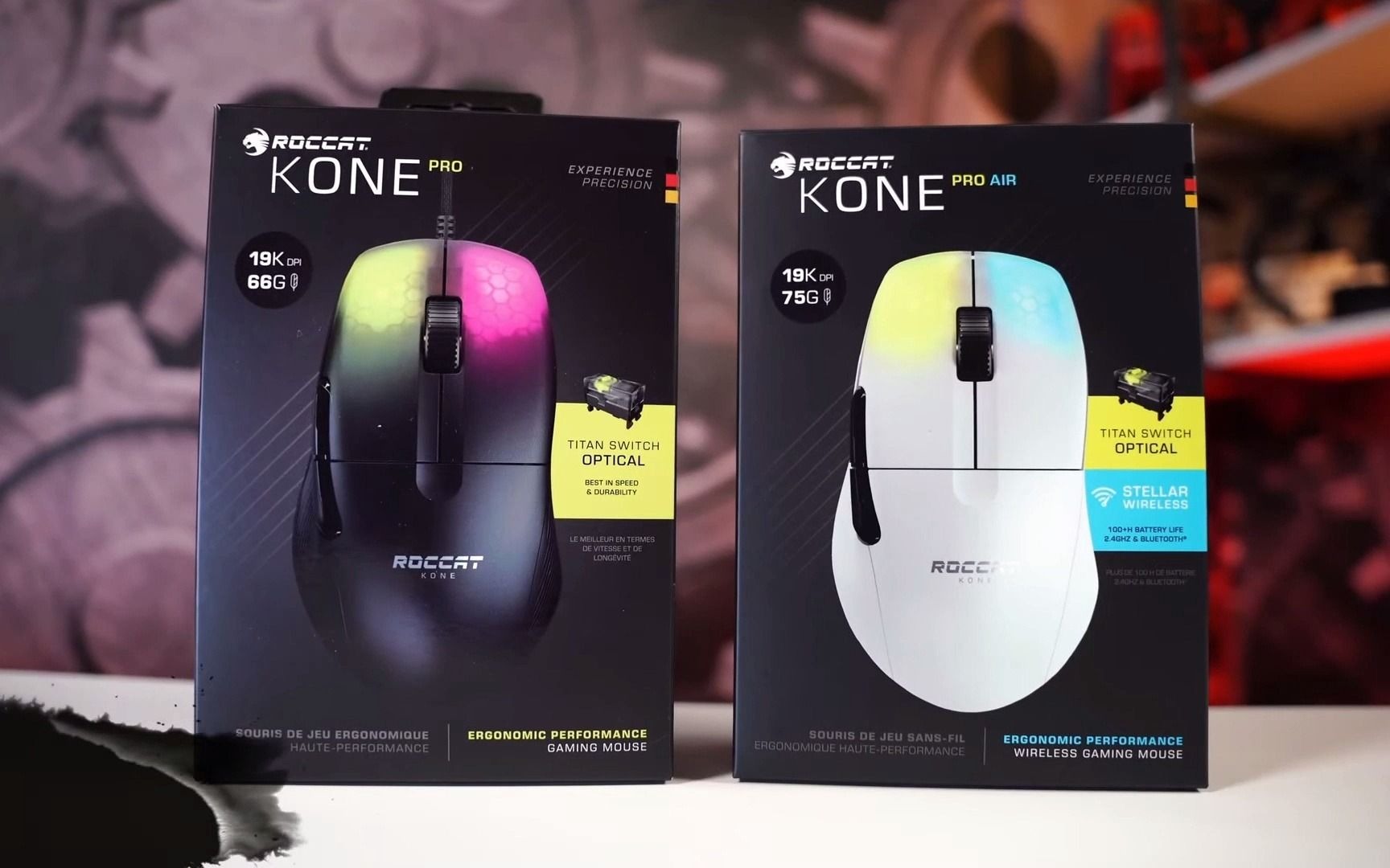 冰豹Roccat kone pro air开箱简评【生肉搬运】_哔哩哔哩_bilibili