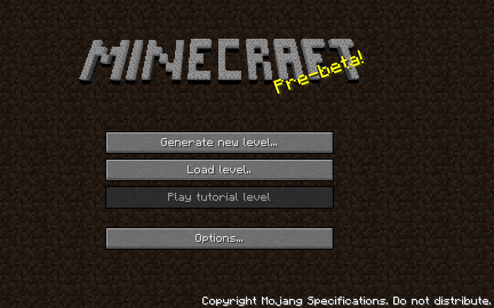 【Minecraft】Infdev 2010-3-20正常运行..._哔哩哔哩_bilibili