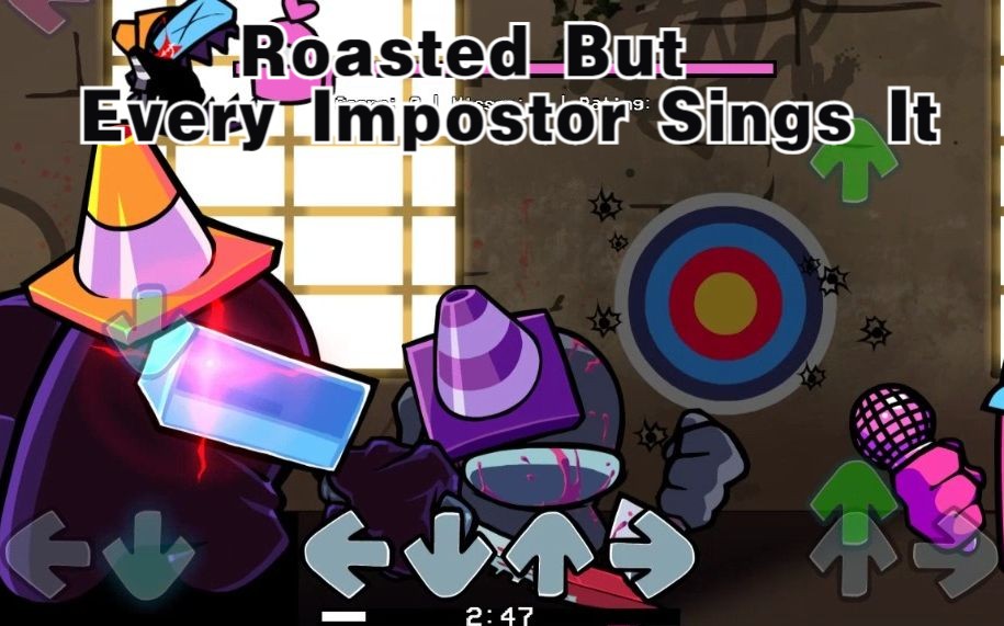 【Friday Night Funkin】Roasted But Every Impostor Sings It