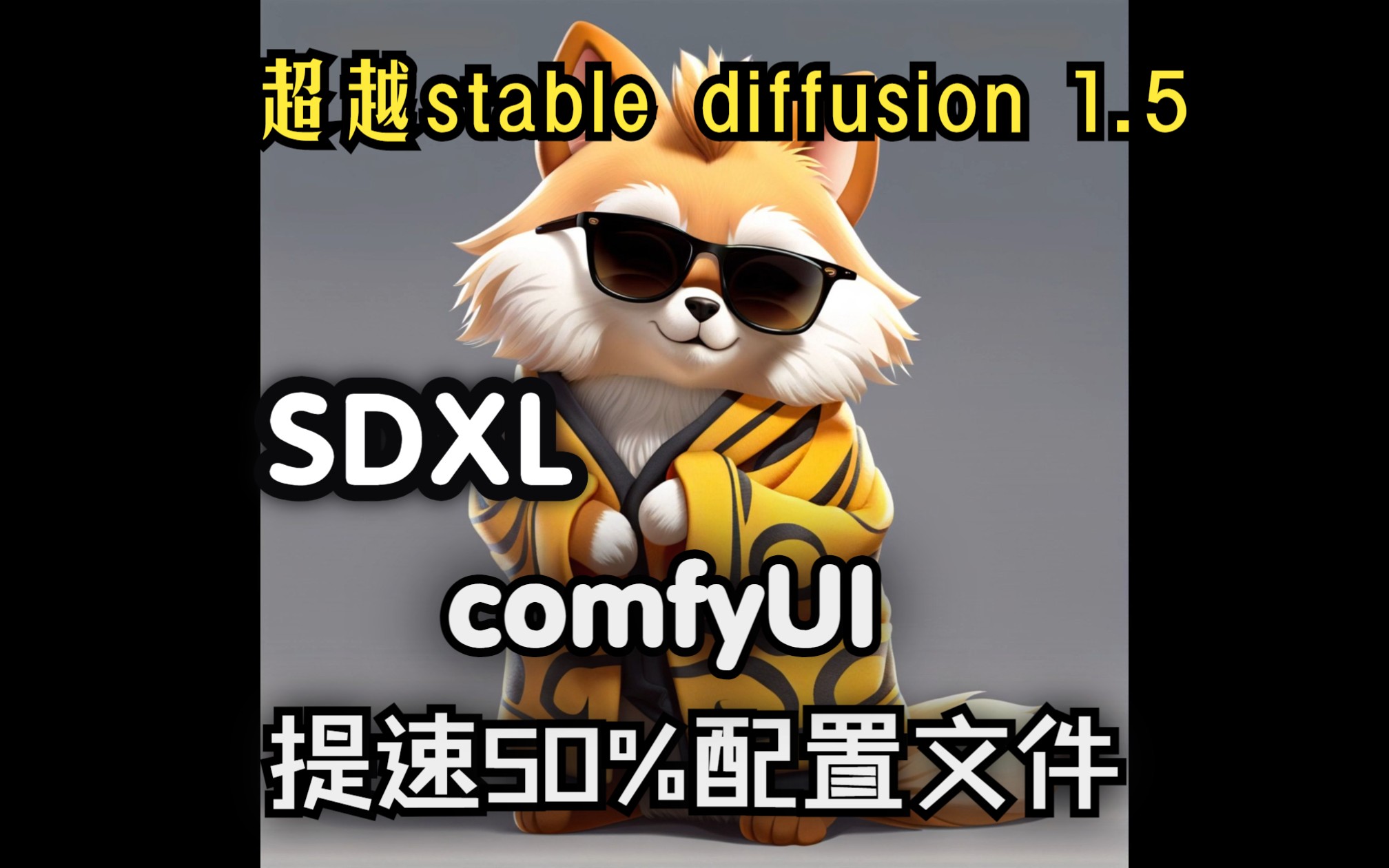 comfyui教程-SDXL官方comfyUI配置详解-速度提升50% base和refiner模型区别讲解 - 视频下载 Video ...