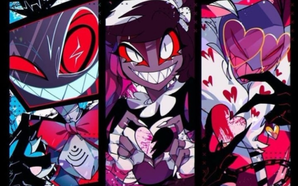 3V vox velvet val [hazbin hotel]_哔哩哔哩_bilibili