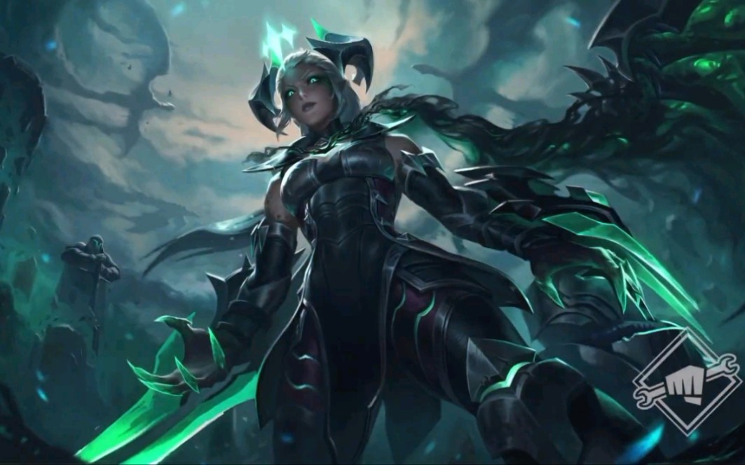 【英雄联盟】破败军团 希瓦娜(龙女) 皮肤预览_哔哩哔哩_bilibili