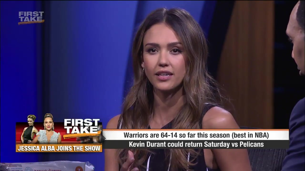 [杰西卡阿尔巴]Jessica Alba Full Interview On First Take First Take April 5 ...