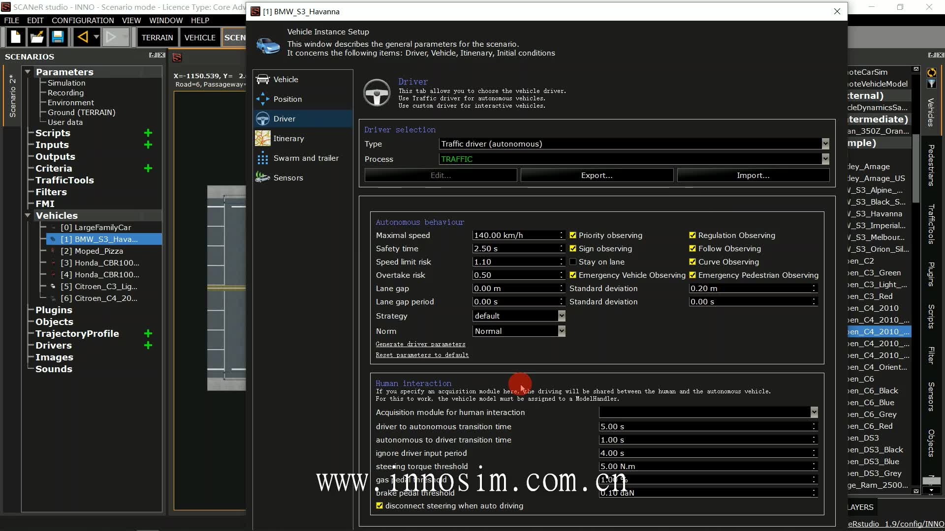 2.4_场景模式_SCANeR Studio如何修改车辆属性_哔哩哔哩 (゜-゜)つロ 干杯~-bilibili