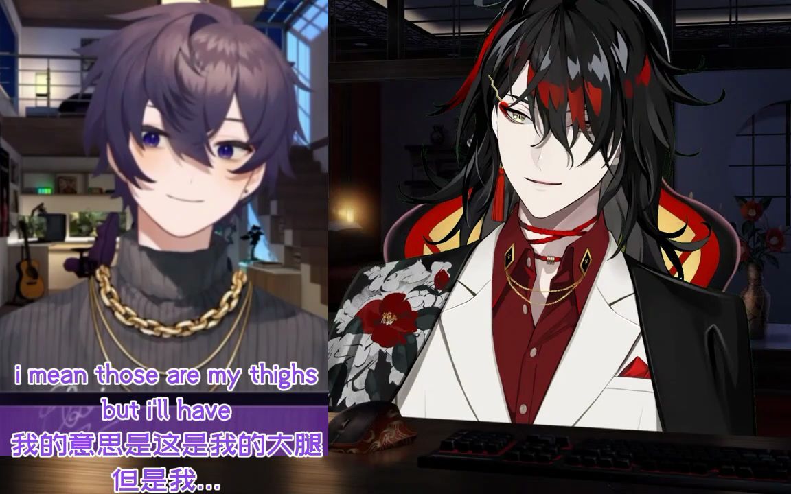 『vox&shoto双语』震惊！修狗直播不穿内裤！甚至说服vox也脱掉！220409_哔哩哔哩_bilibili