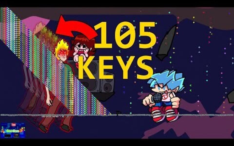 HARDEST LEVEL IN FNF Thearchy but there's 26 Keys