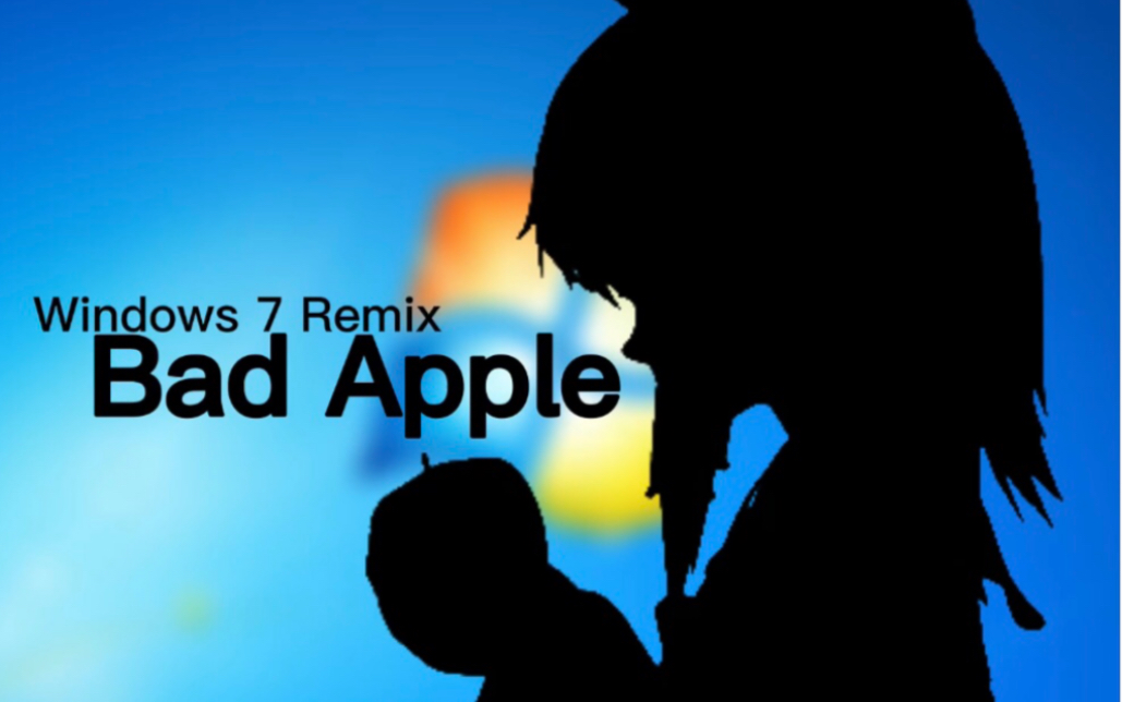 Windows-Bad apple!!(windows病毒蓝屏对比)【音MAD】[windows效果音]_哔哩哔哩_bilibili