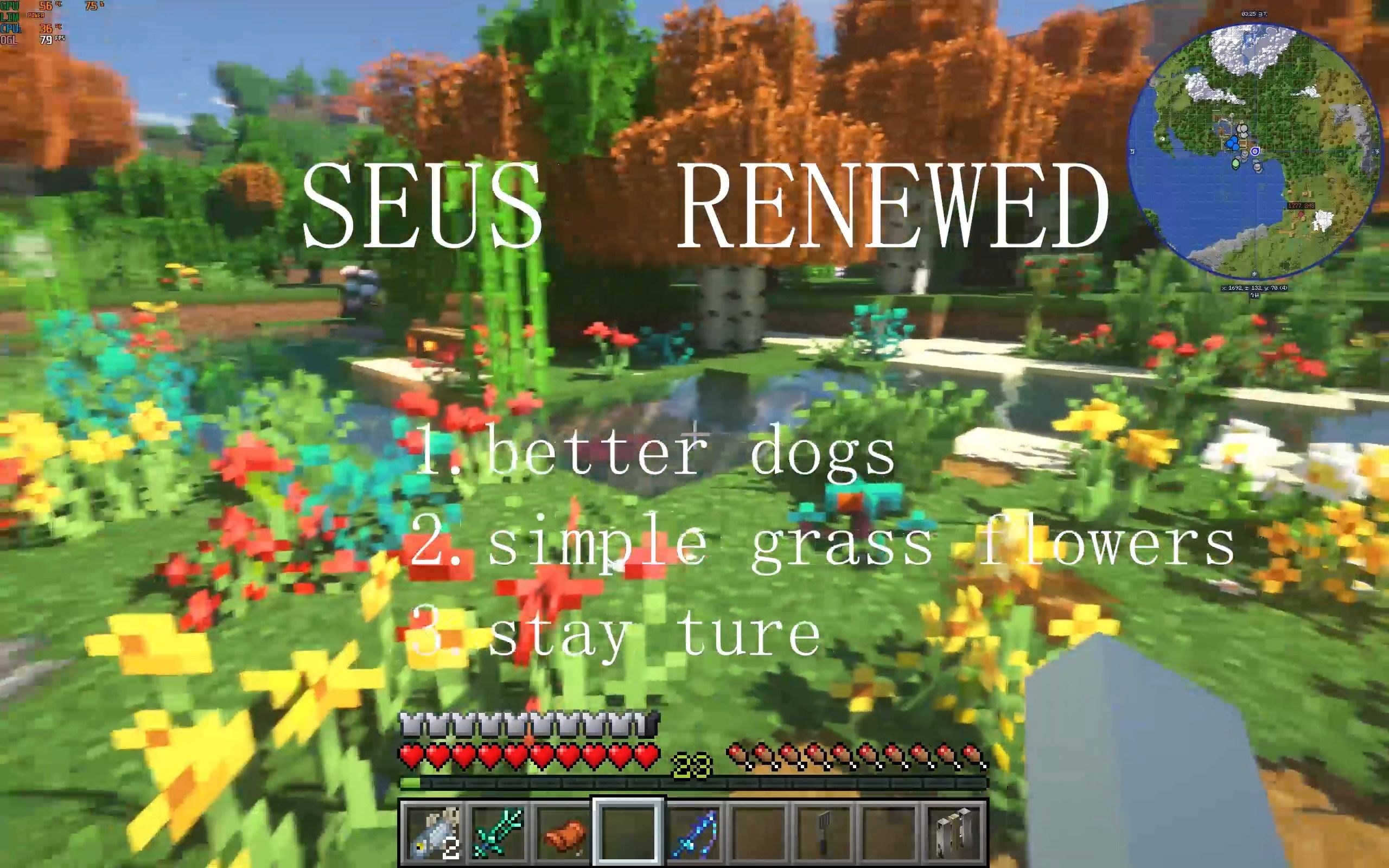 我的世界光影材质推荐seus renewed + stay ture - 视频下载 Video Downloader