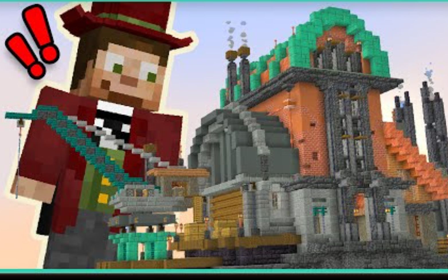 [Scar] Hermitcraft S8E10 我完成了我的巨型新手基地！_我的世界