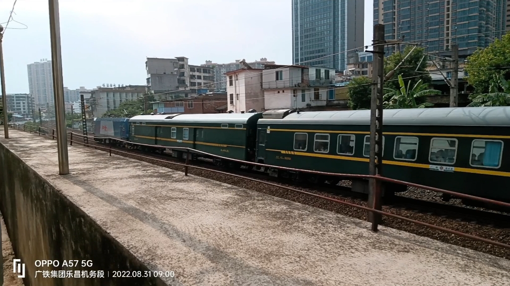 京广下行K201接近_哔哩哔哩_bilibili