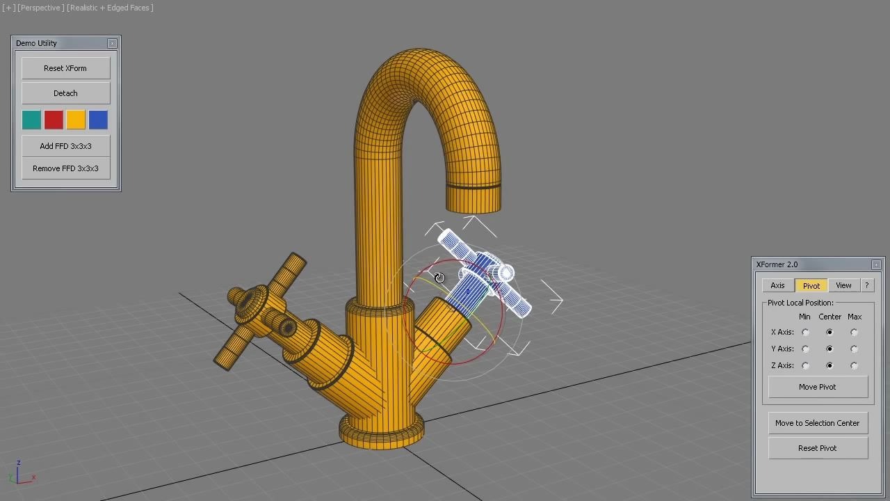 XFormer - 3ds Max物体空间坐标还原插件_哔哩哔哩_bilibili