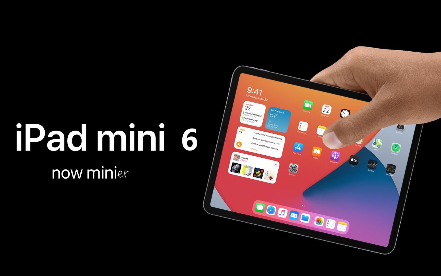 窄边框的iPad mini 6，应该叫iPad Pro mini 6_哔哩哔哩_bilibili