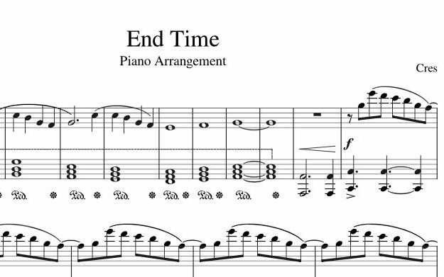 【BOF2006】Cres - End Time (Piano Arrangement)_哔哩哔哩_bilibili