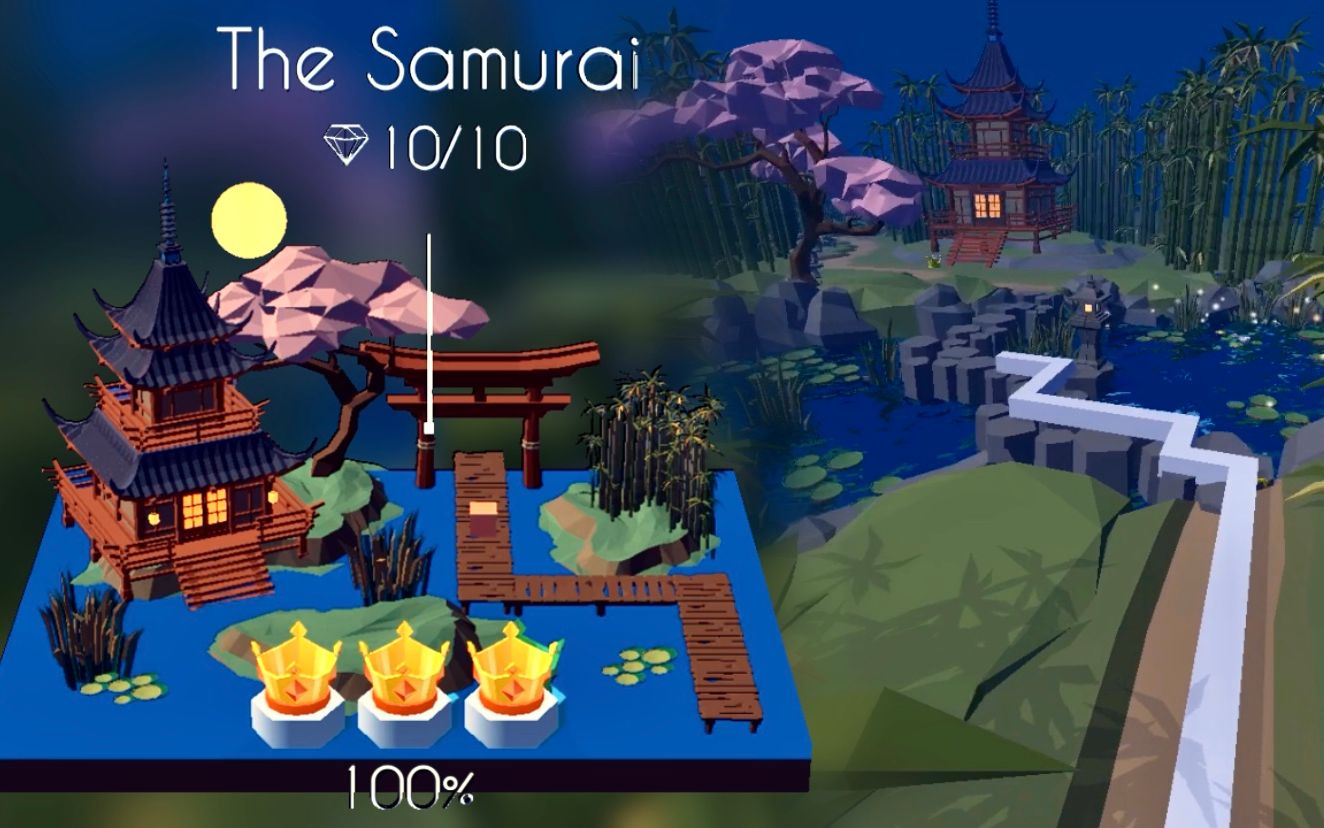 [Dancing Line]The Samurai—100%/3 Crowns/10 Diamonds[Perfect Clear]_哔哩哔哩 ...