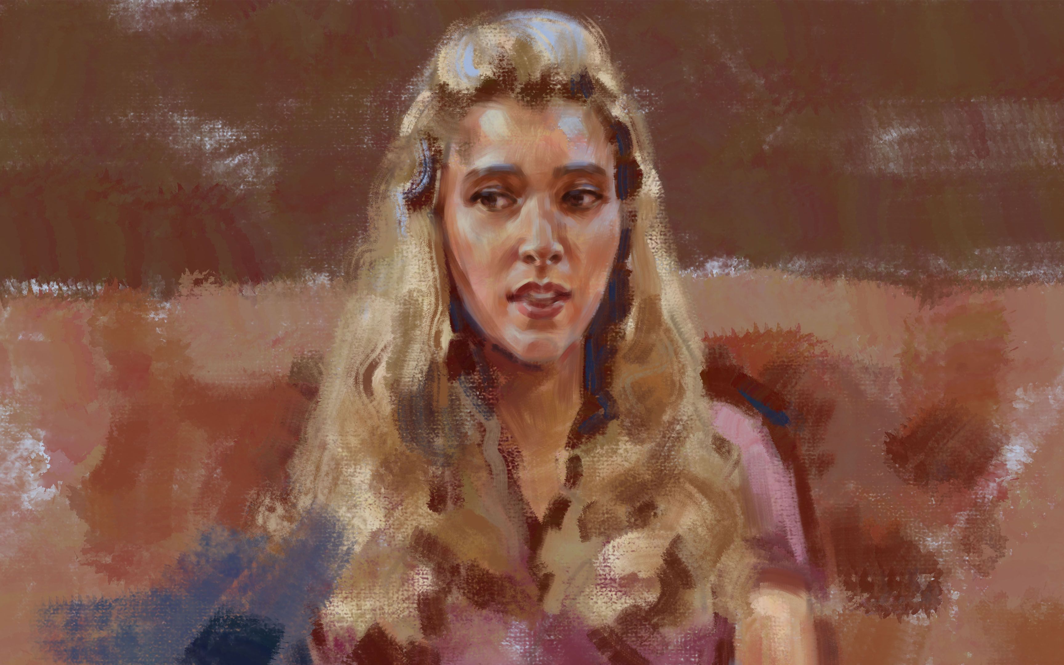 【老友记/Friends】画一个“菲比/Pheobe” No.2｜厚涂板绘Photoshop 绘画过程_哔哩哔哩_bilibili