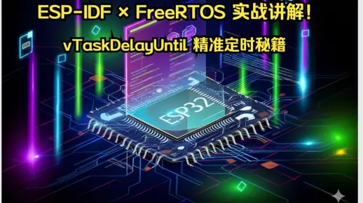 👉 超实用 FreeRTOS 延时函数讲解！vTaskDelayUntil 在 ESP-IDF 中的正确用法详解！_哔哩哔哩_bilibili