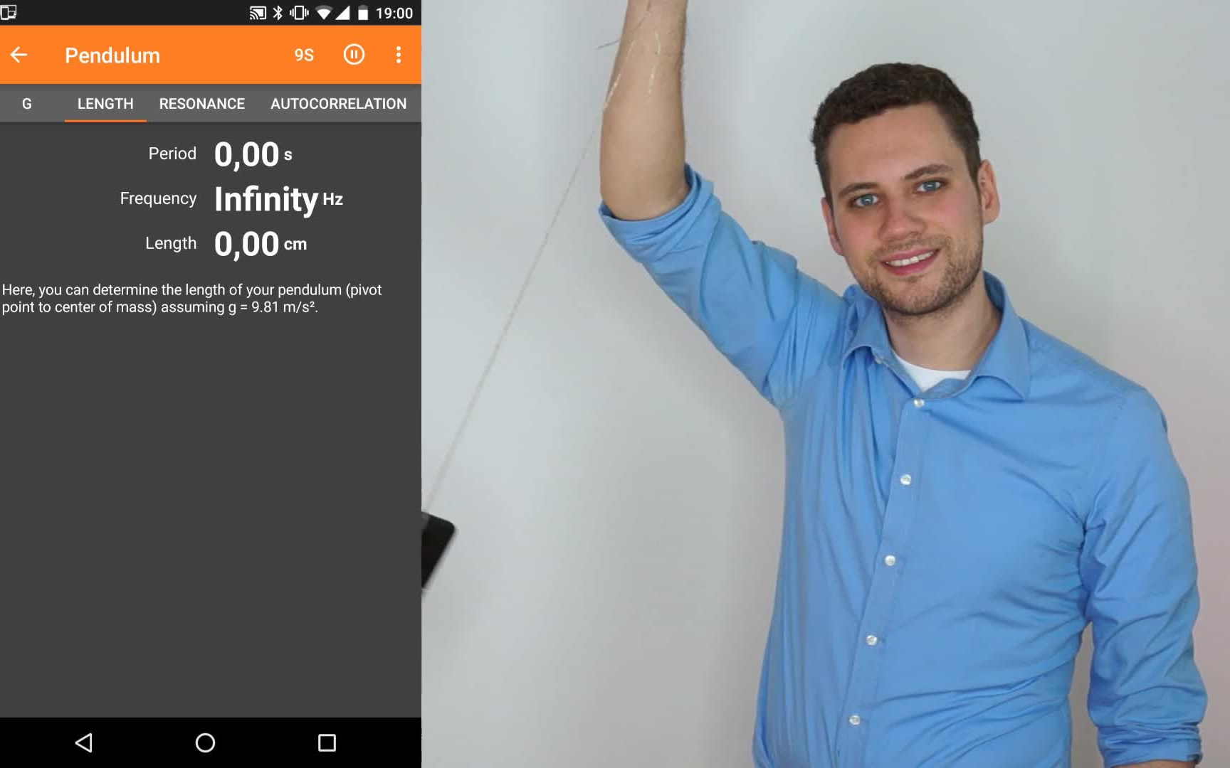 phyphox 宅家实验 Pendulum_哔哩哔哩_bilibili