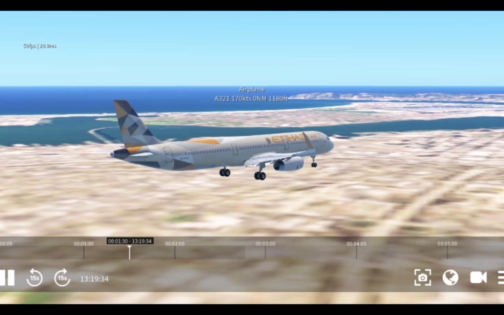 []infinite flight]A321降落