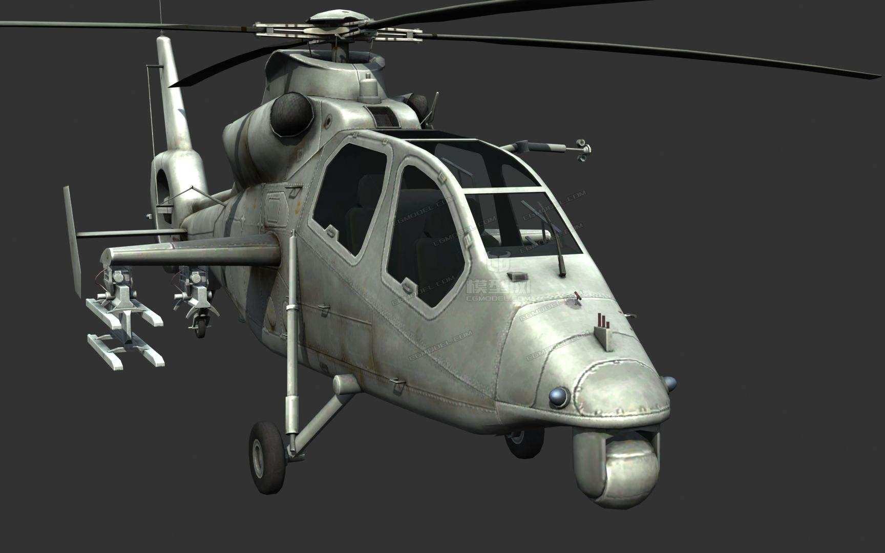 5款游戏的武直19（WZ19）对比/展示_战争雷霆