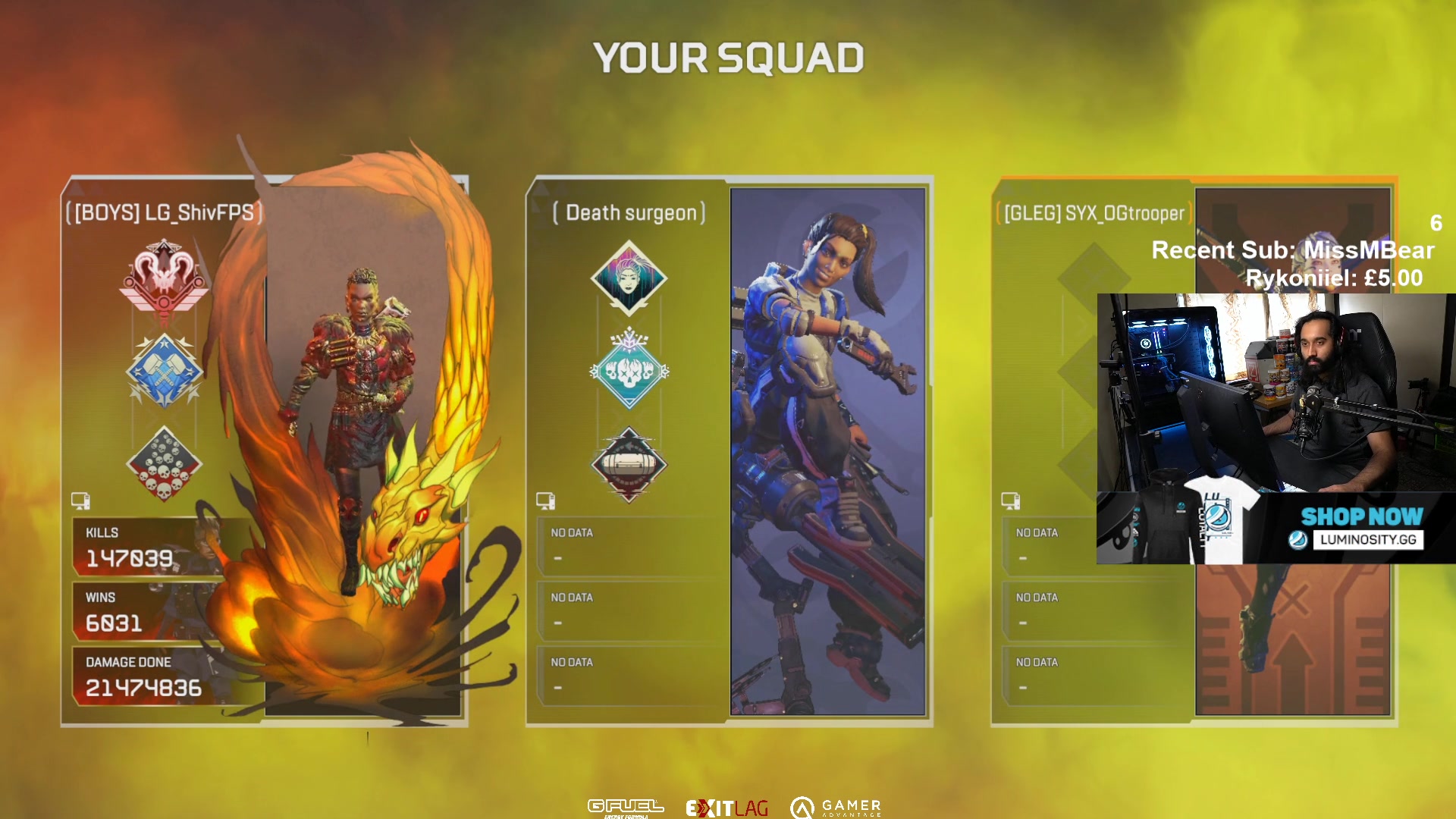 ShivFPS 2021.12.22直播录像_哔哩哔哩bilibili_APEX英雄