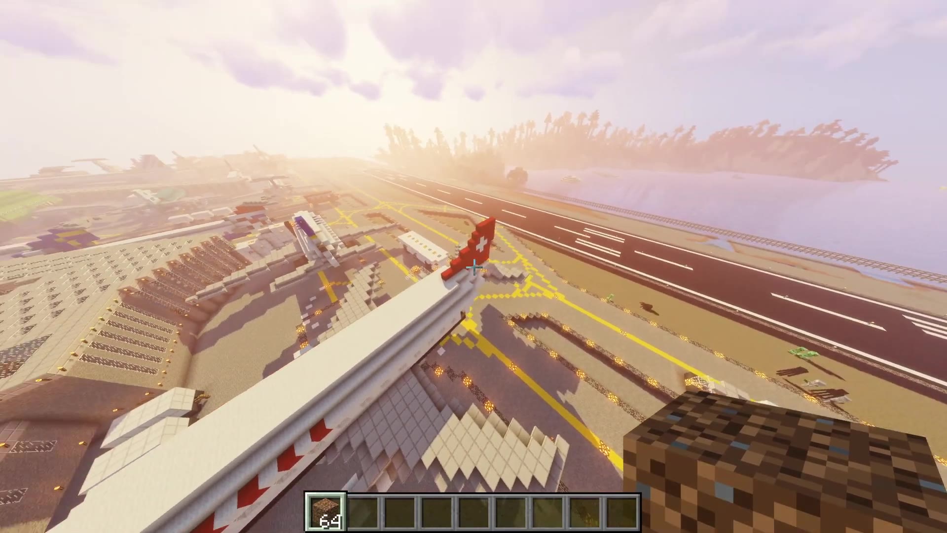 【Swiss001】升级版Minecraft飞机测试_哔哩哔哩_bilibili